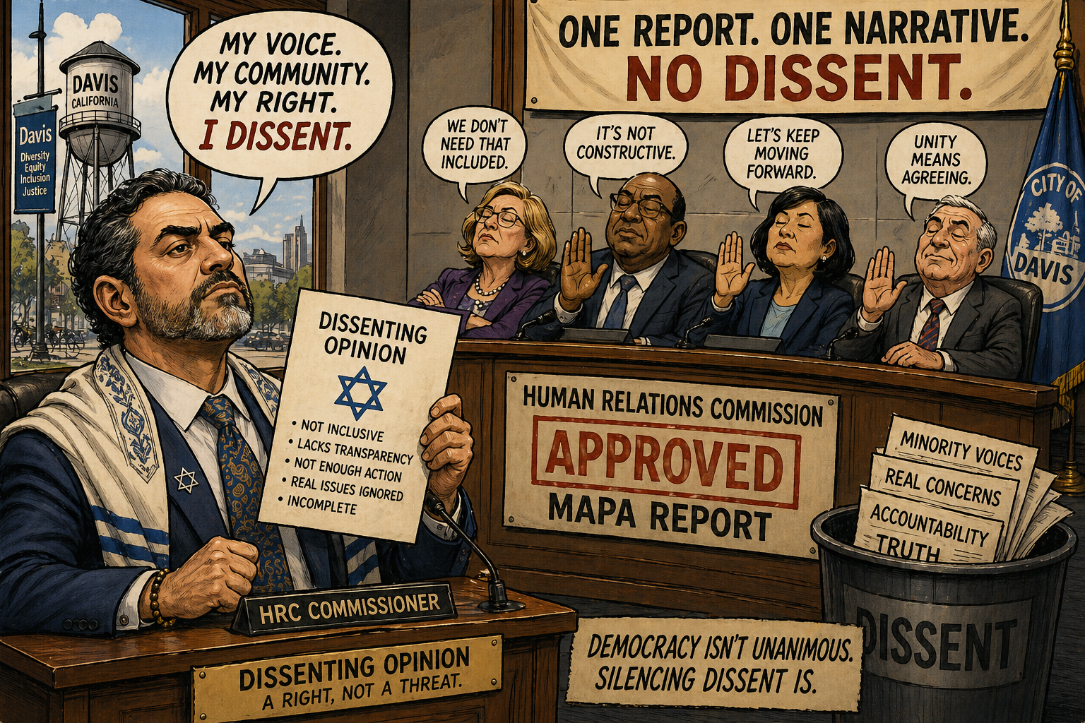 MAPA Report – Full Dissenting Minority Opinion,by Amir Kol – Davisite